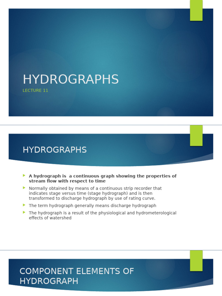 Hydrograph Final | PDF