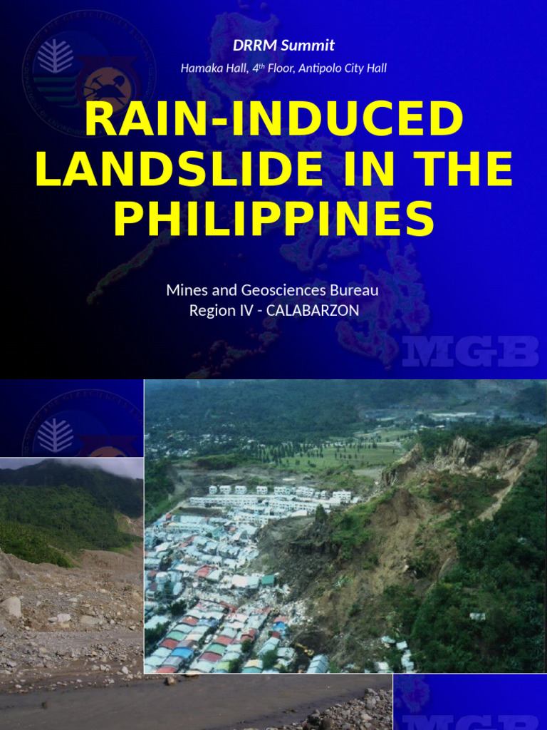 DRRM Summit Rain-Induced Landslide | PDF