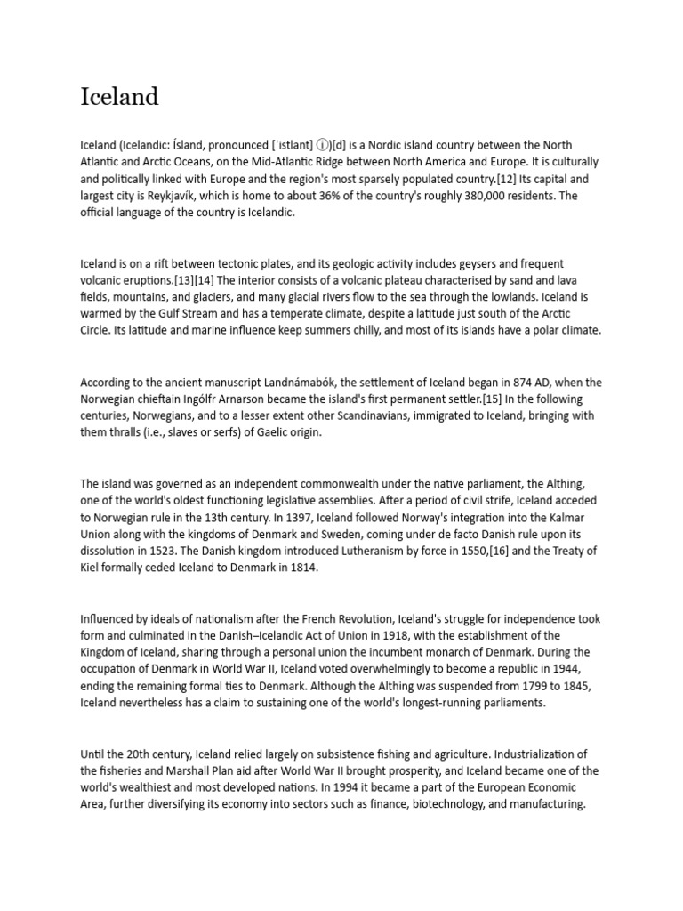 Iceland | PDF
