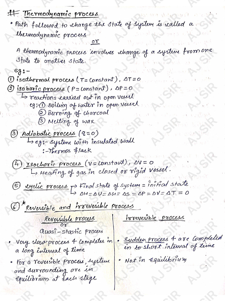 Thermodynamics 1 | PDF