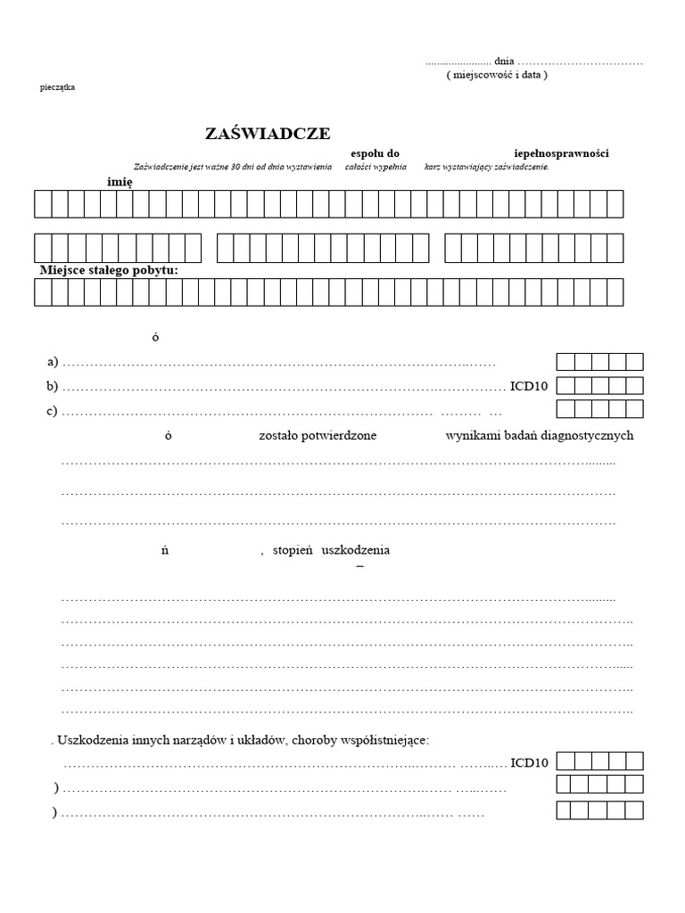 Za - Wiadczenie Lekarskie | PDF
