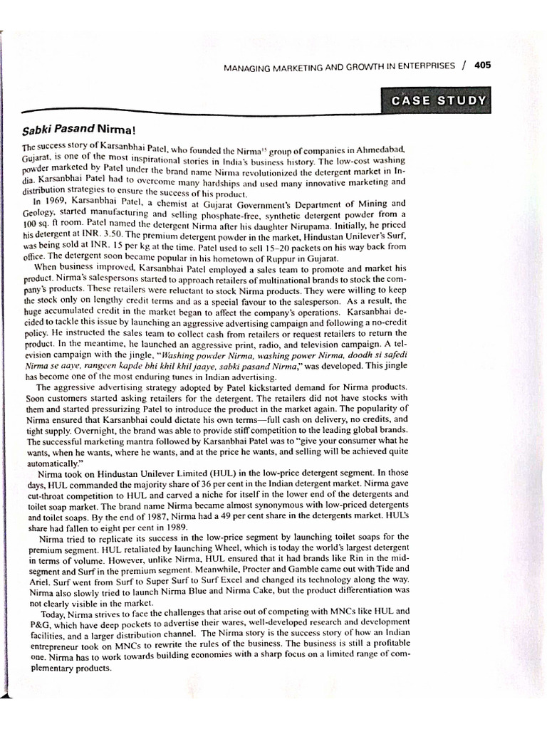 Case Study Ent. | PDF