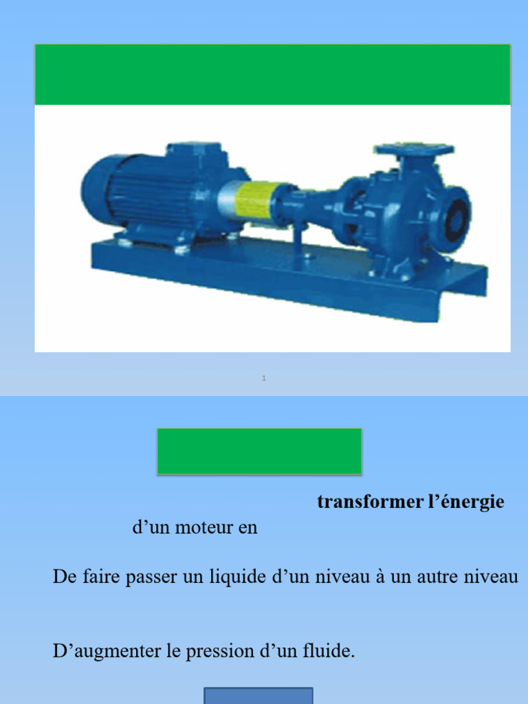 Formation Pompe | PDF