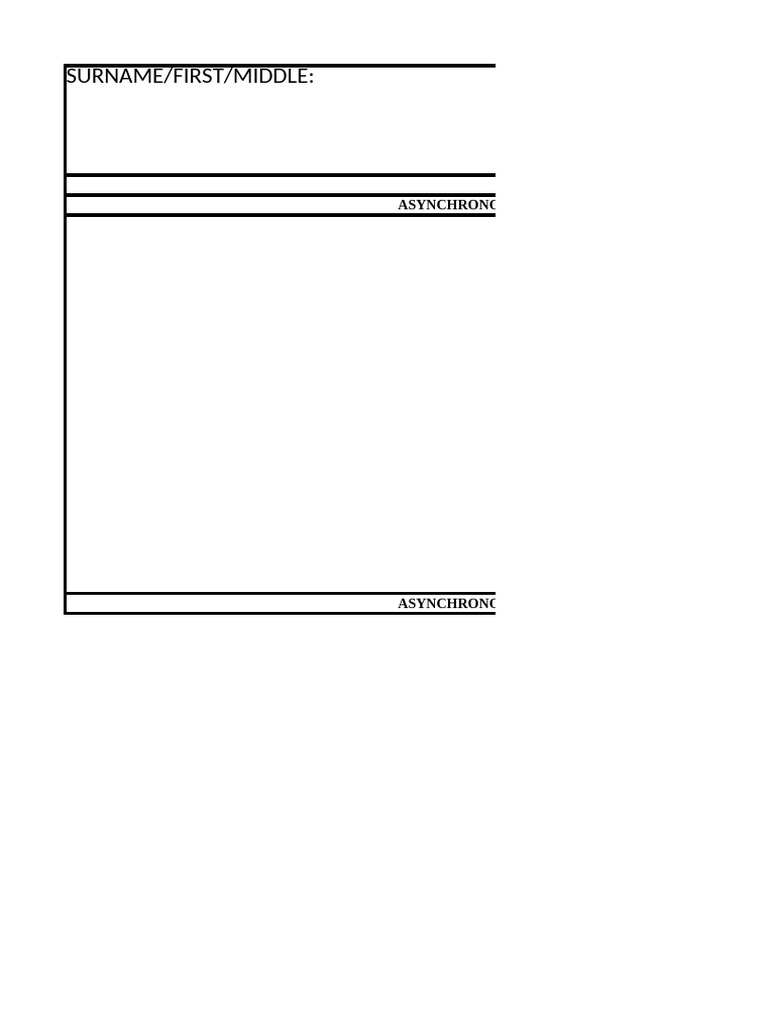 First Sem Format | PDF