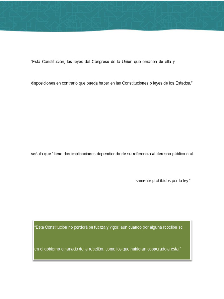 Principios de la Constitucion | PDF