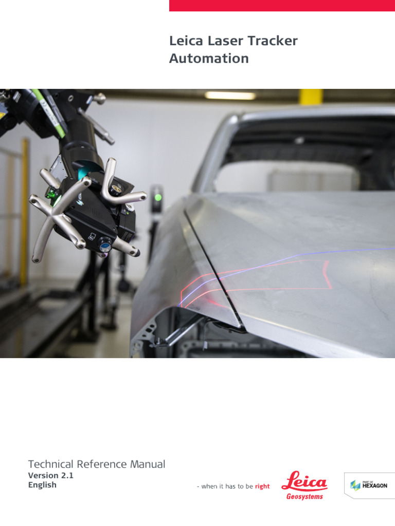 Laser Tracker Automation Technical Reference Manual V.2.1.0en | PDF