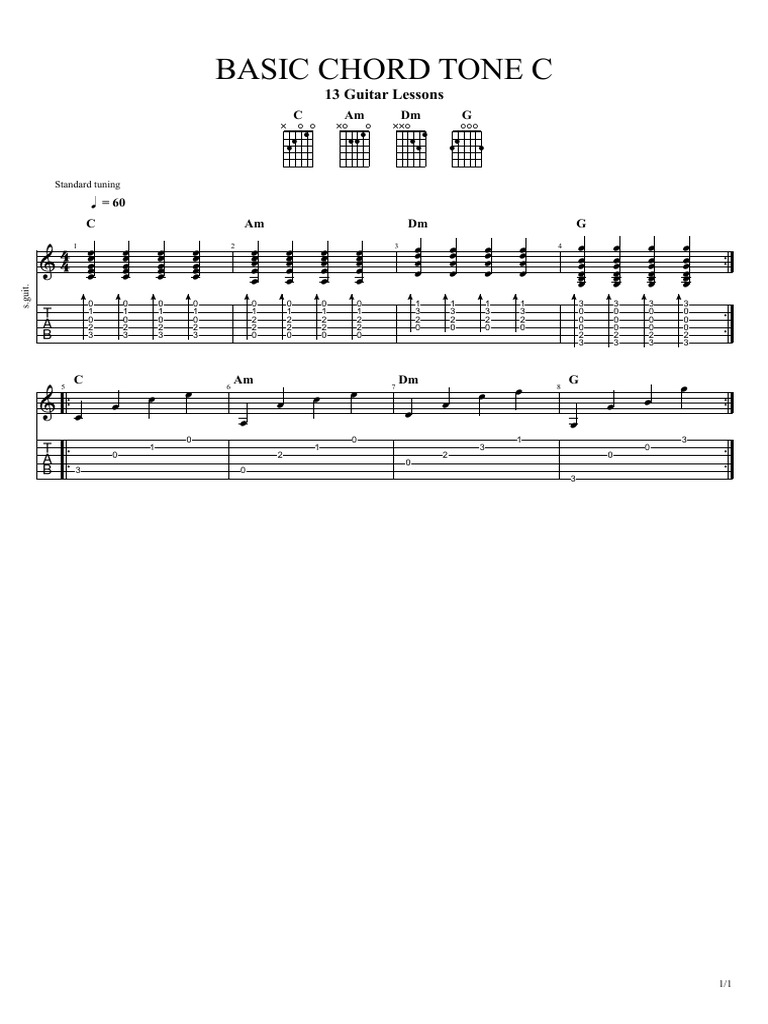 Basic Chord Tone c | PDF