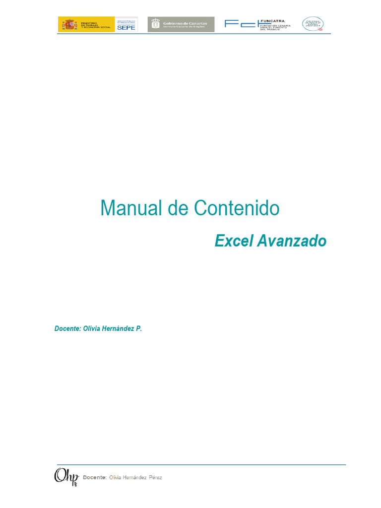 Manual de Excel Avanzado | PDF