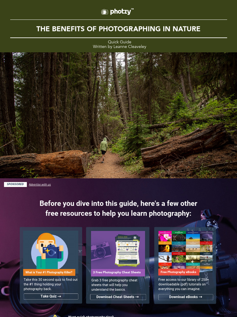 Benefits of Photographing in Nature | PDF