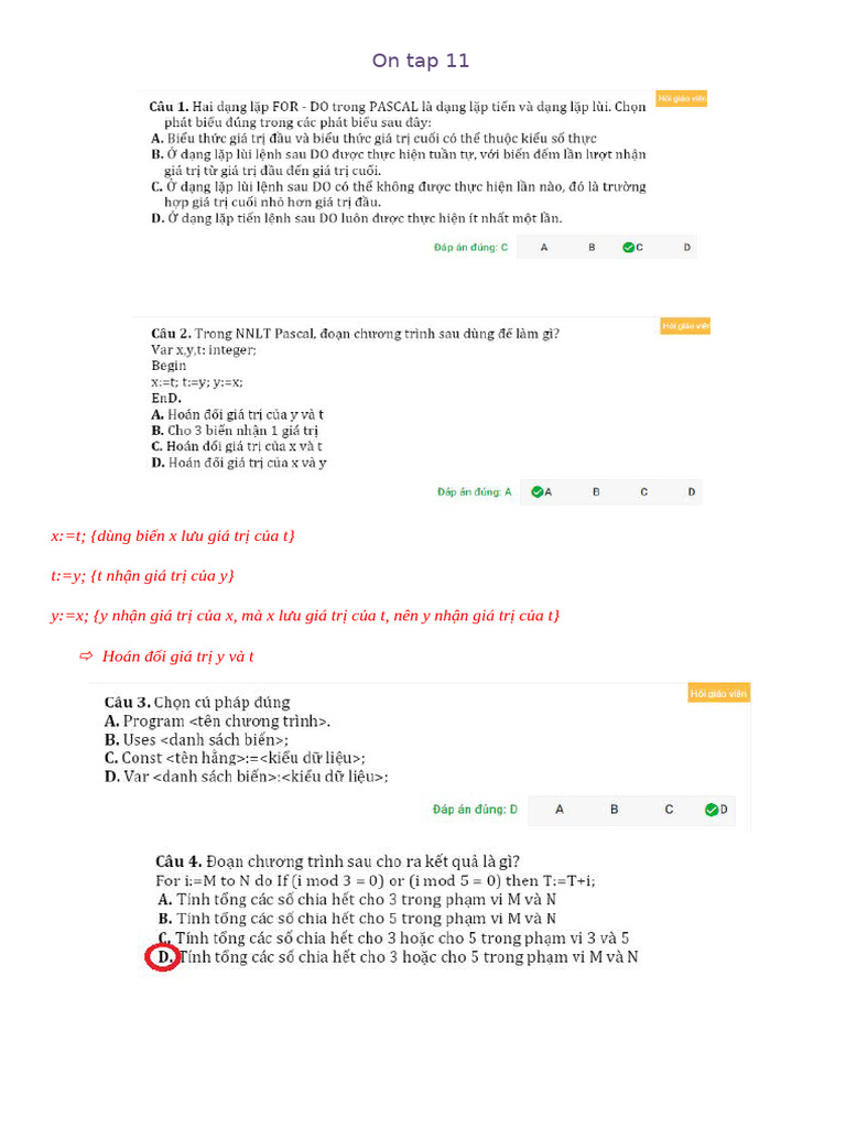 Tin Đề Ktra Của Cô | PDF