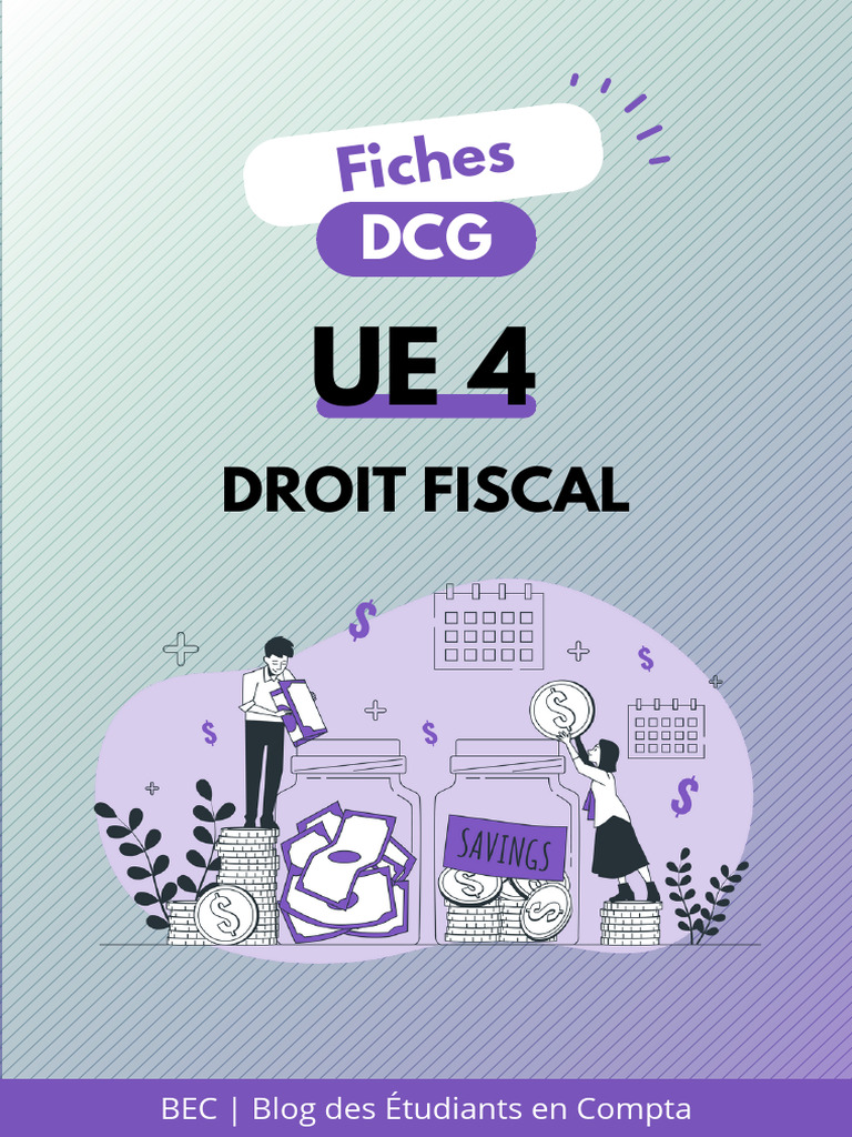 Fiche de Révision UE 4 DCG - Droit Fiscal 2023-2024 | PDF