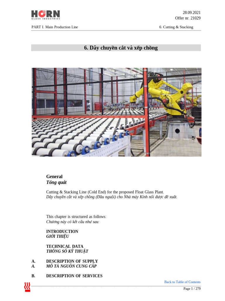 Cutting & Stacking Line | PDF
