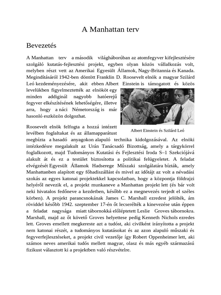 OA - A Manhattan Terv | PDF