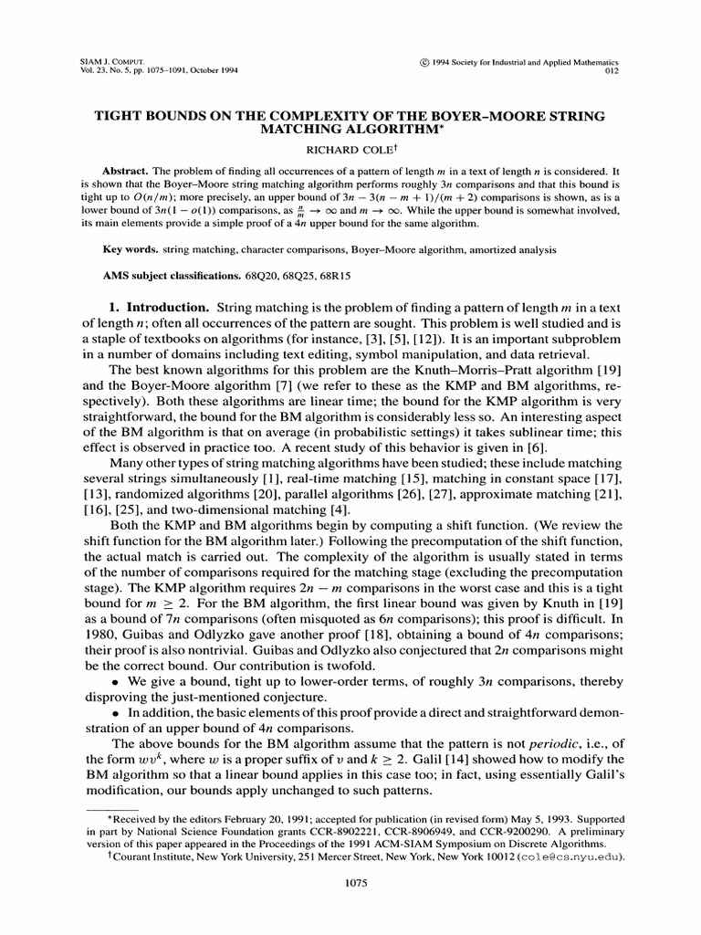 bm tight bound | PDF