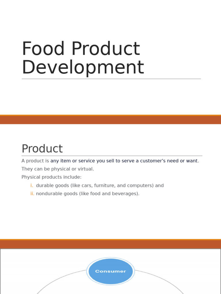 Food Product Development | PDF