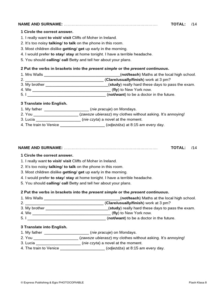 1 1 Flash8 Short Grammar Quiz Module1 | PDF