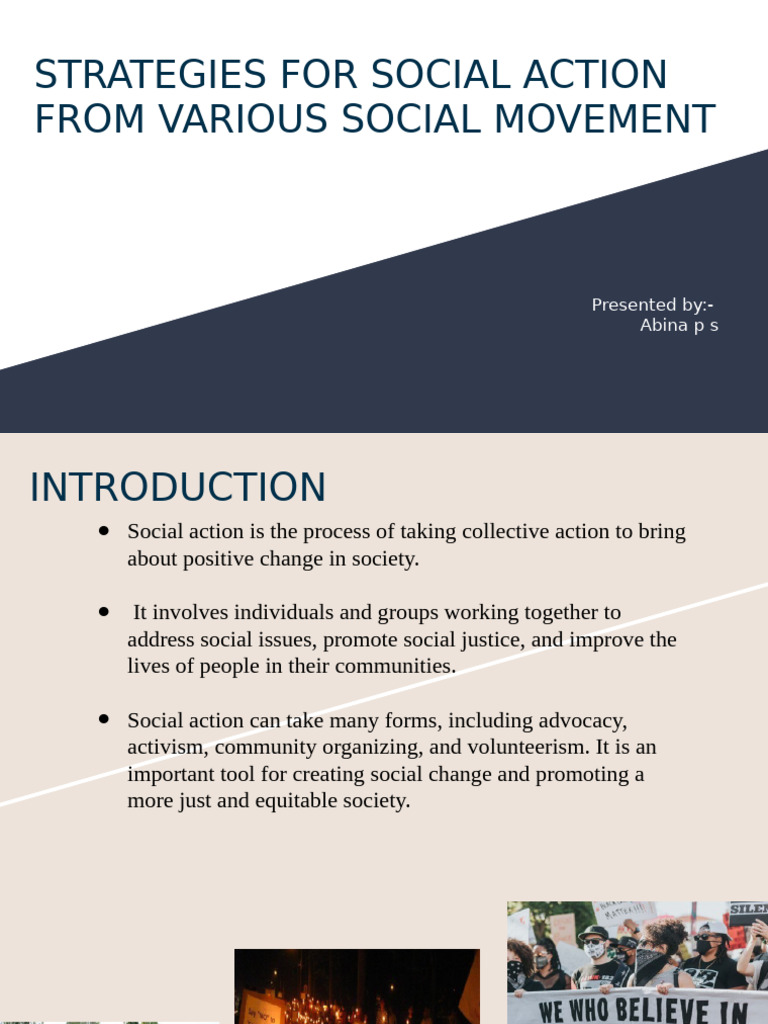 Strategies For Social Action From Various Social Movement | PDF