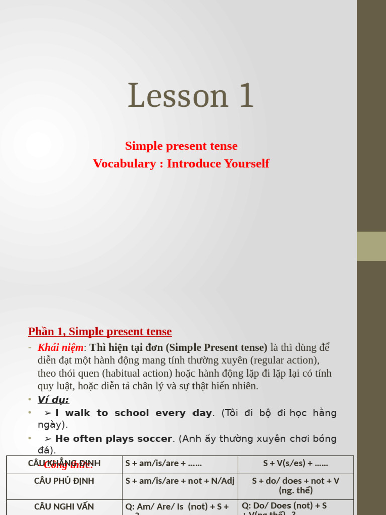 Lesson-1 | PDF