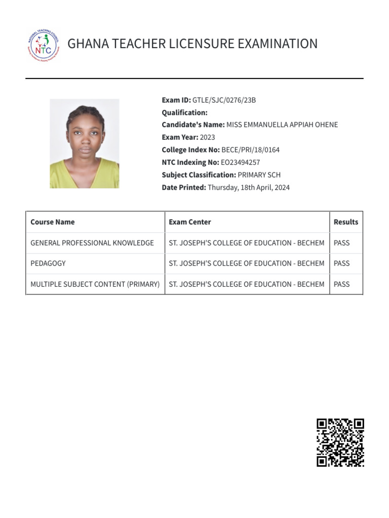 GTLE Statement of Results | PDF