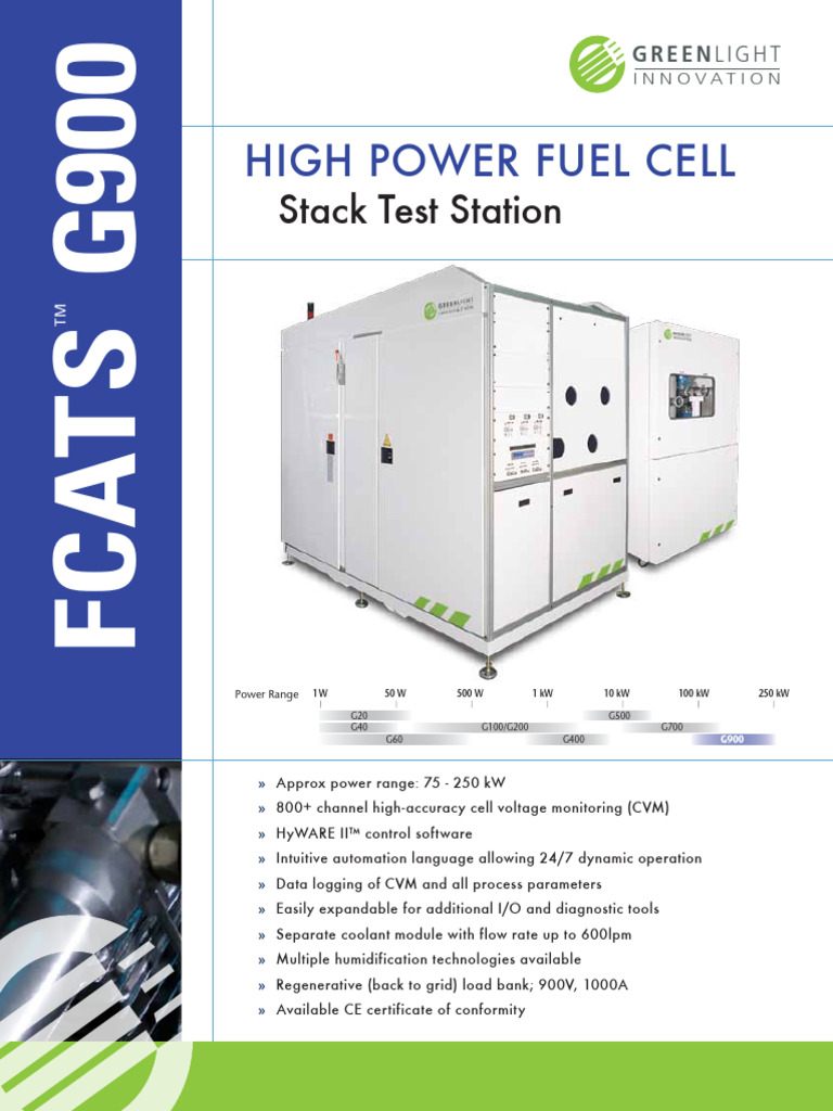 G900 Fuel Cell Test Station | PDF