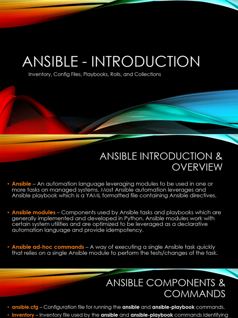 Ansible Overview RH294 | PDF