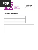 Higher English Course Guide | PDF | Communication | Learning