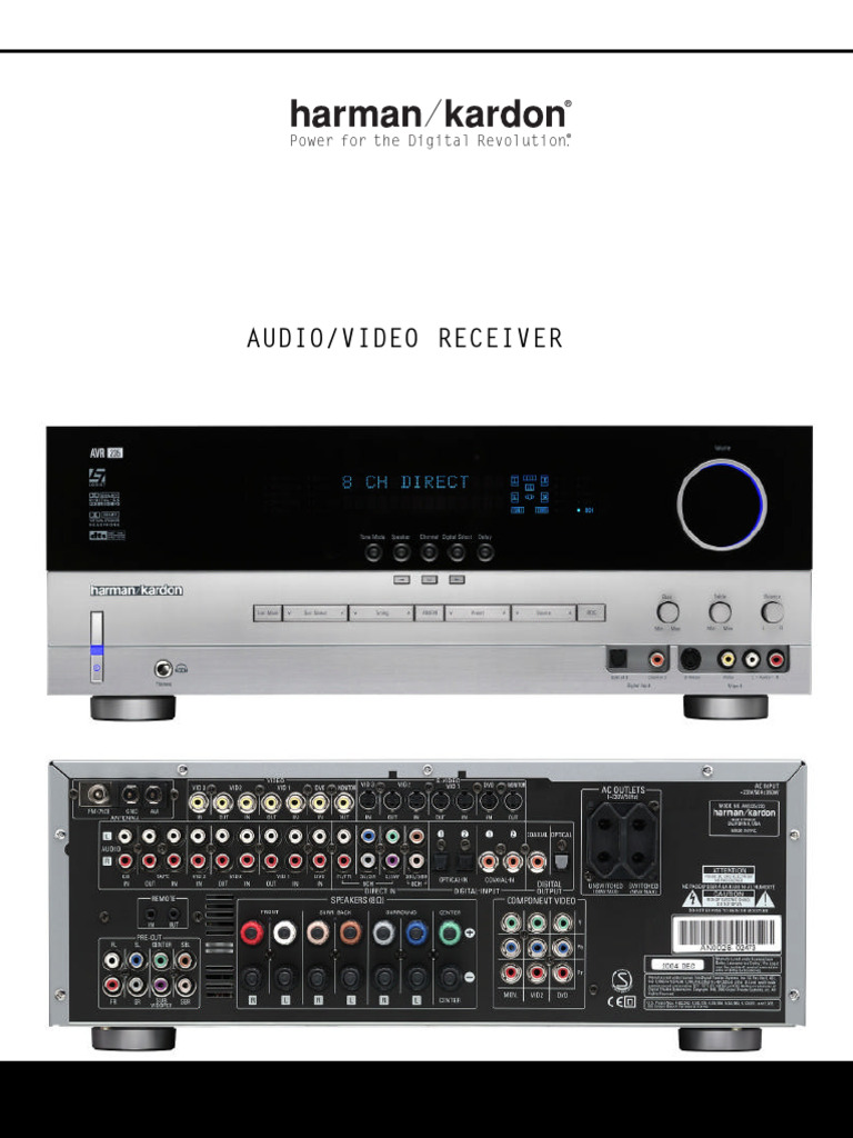 Harman Kardon Avr 235 - SM | PDF