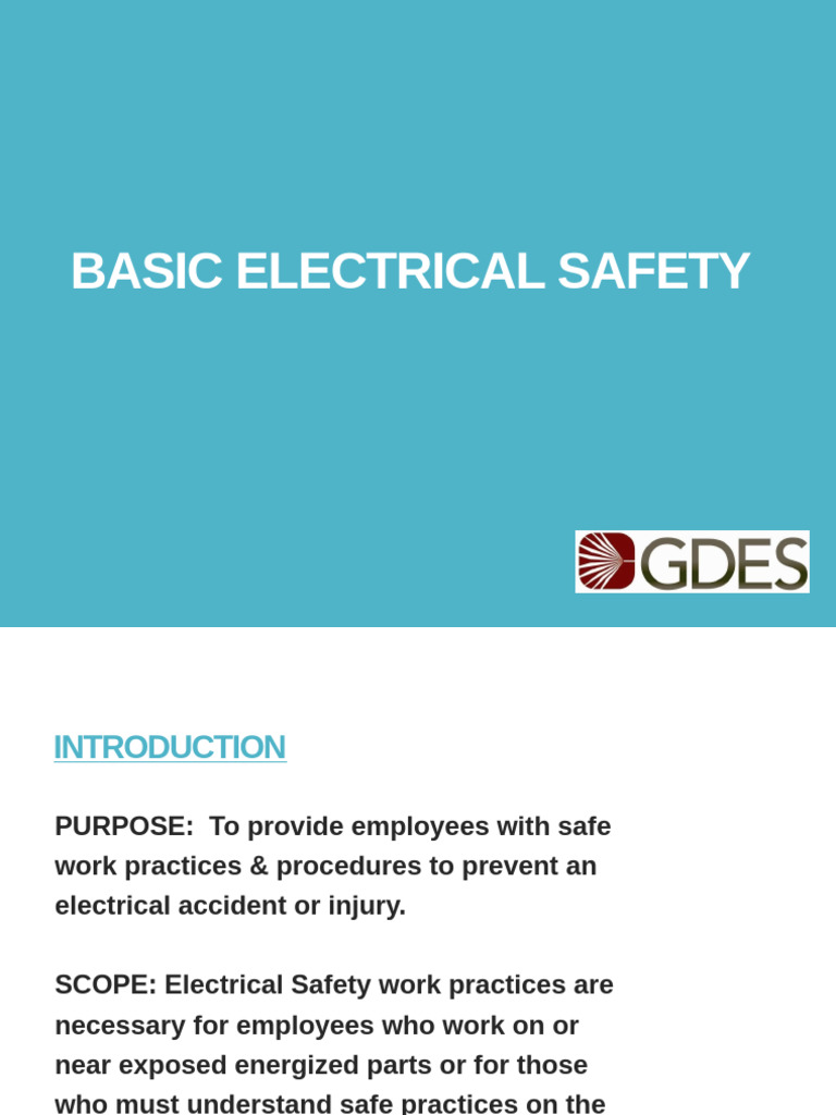 Electrical Safety | PDF
