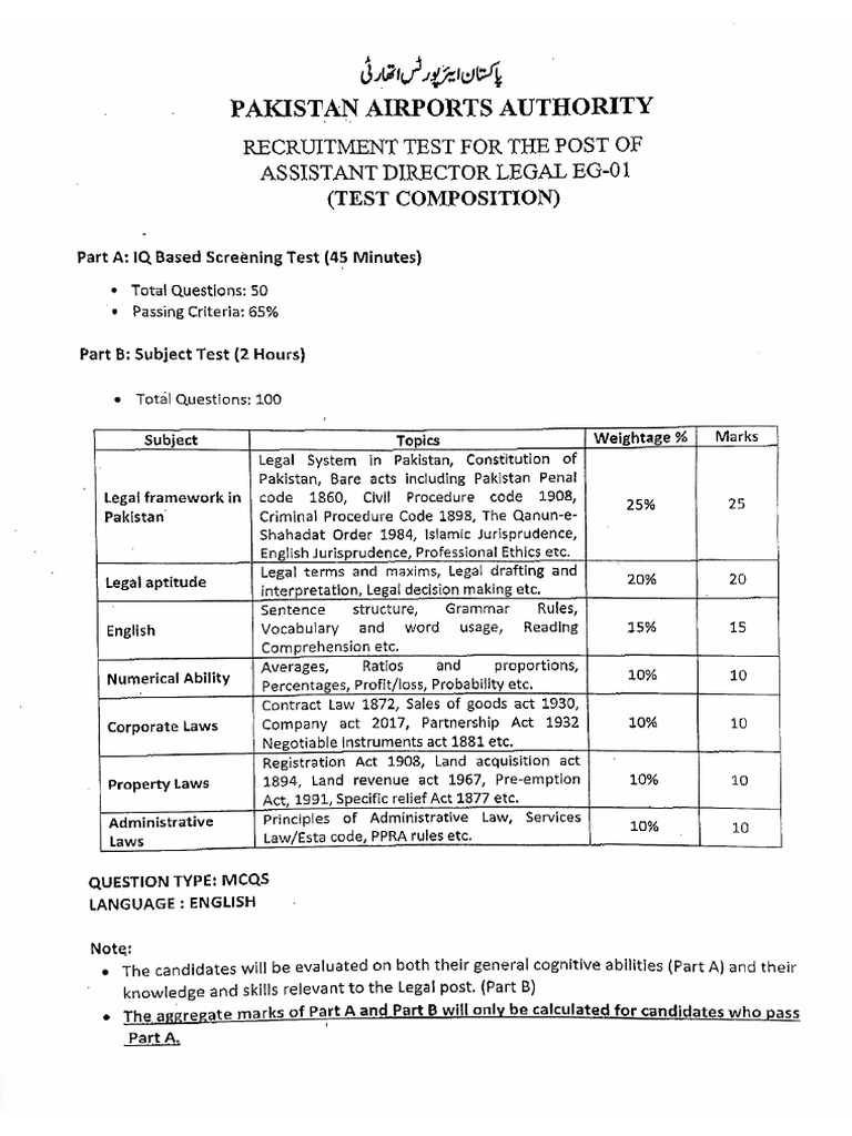 Test Composition - AD Legal | PDF