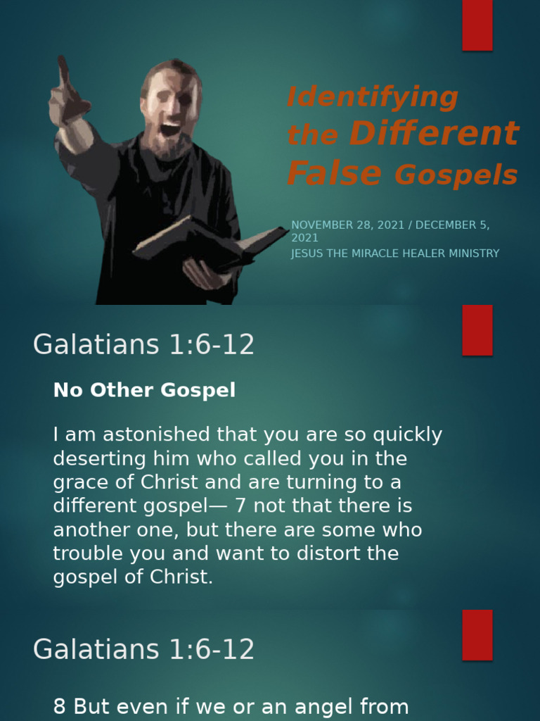 Identifying The Different False Gospels | PDF