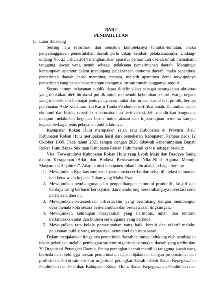 Makalah KABID PIK | PDF