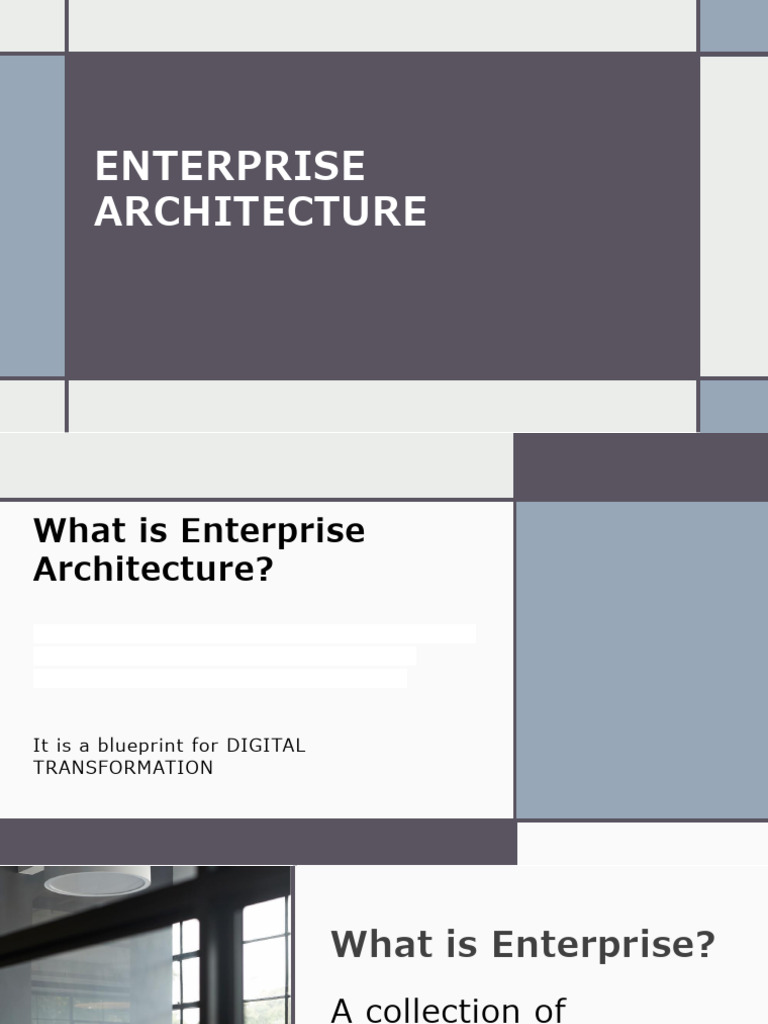 Enterprise Architecture | PDF