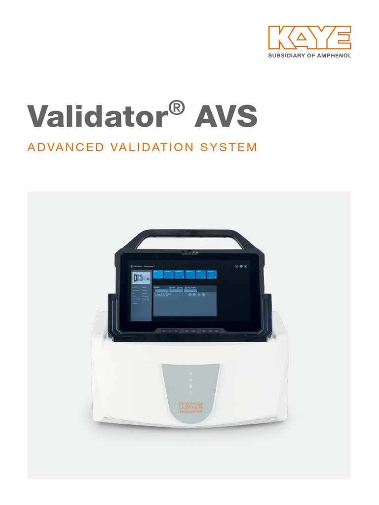 Validator® AVS | PDF