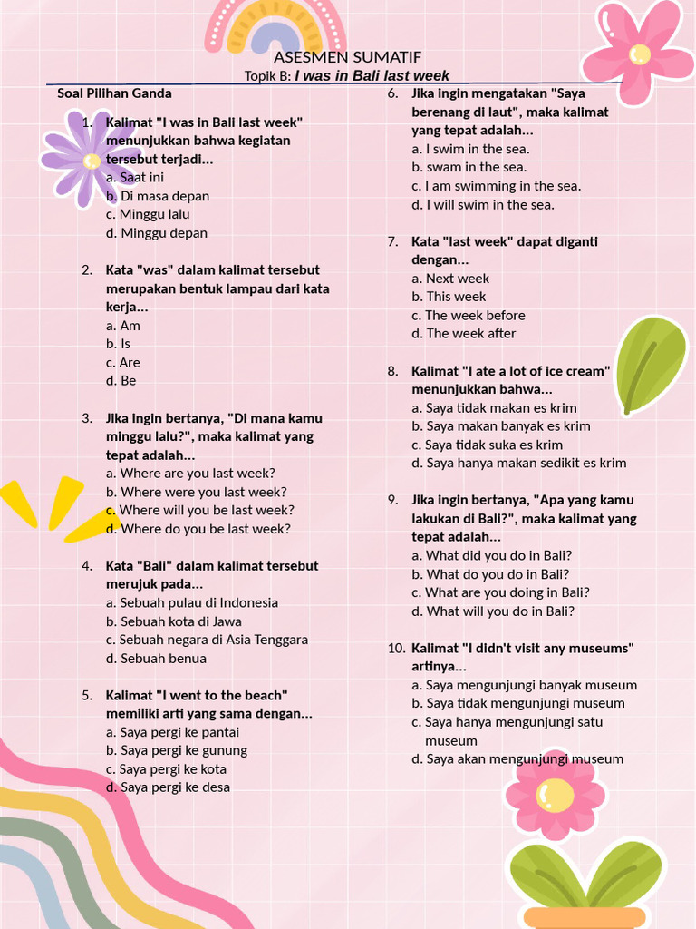 I Was in Bali Last Week | PDF