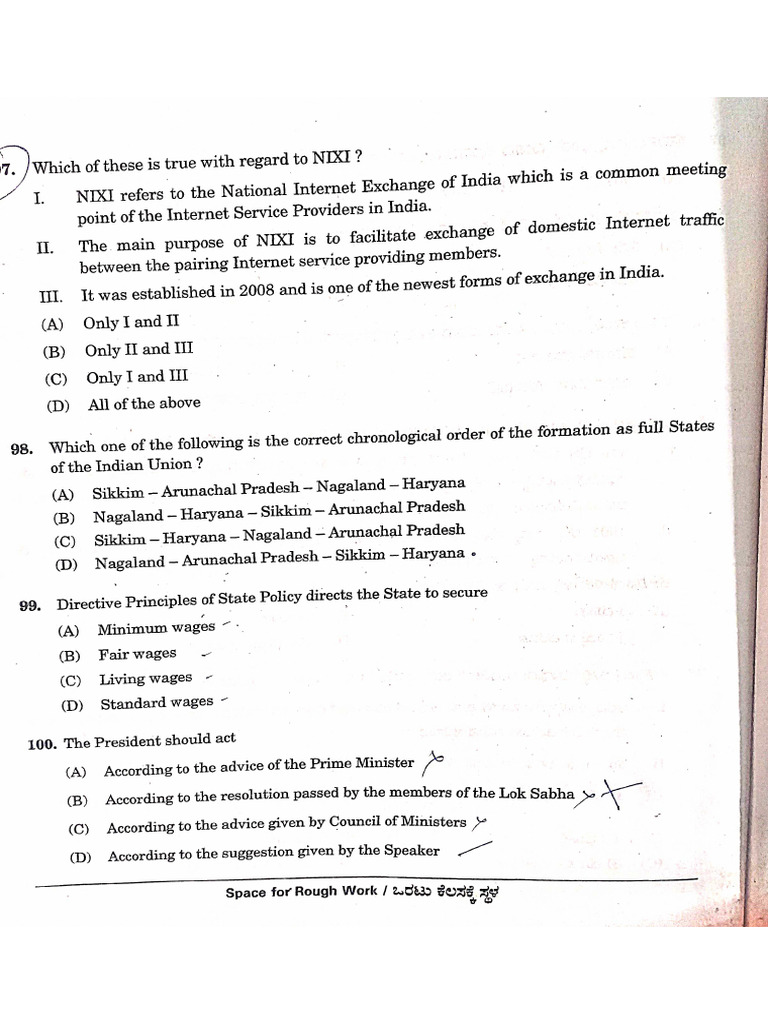 KEA KPTCL 2022 QP Video Completed. | PDF