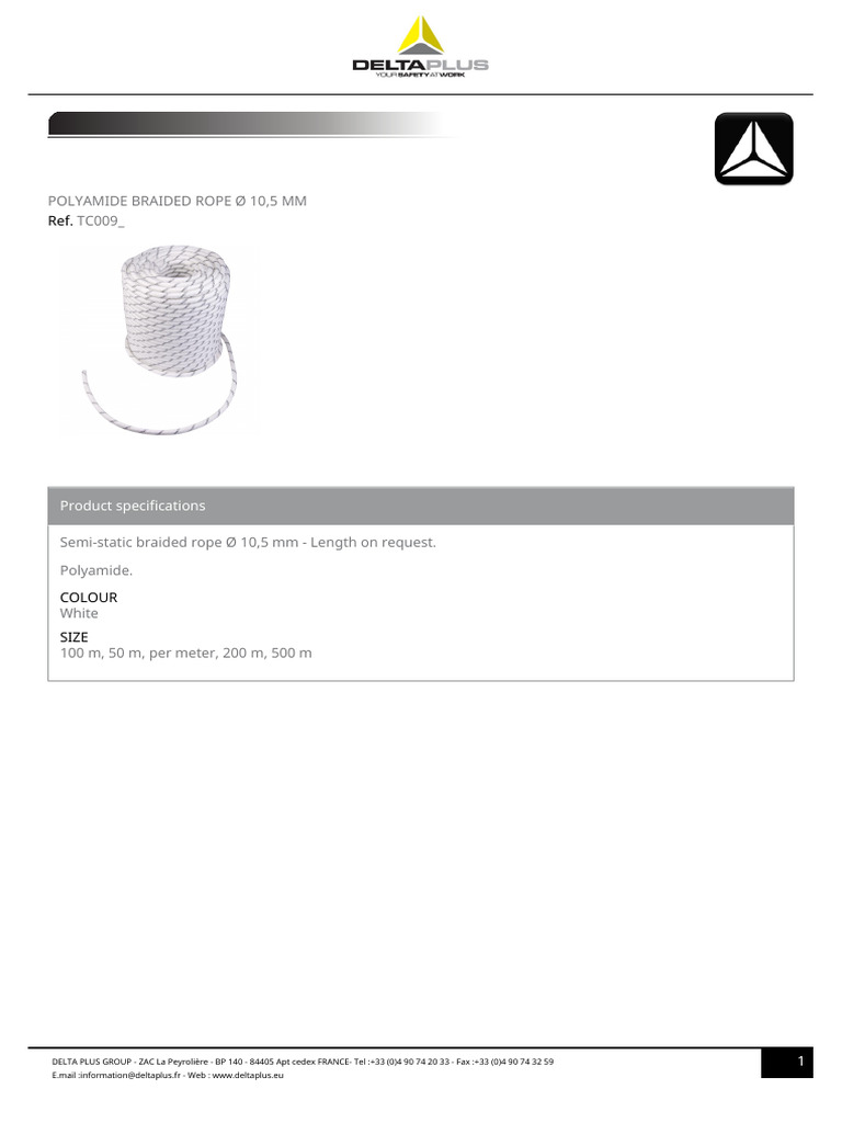 Delta-Product - TC009 | PDF