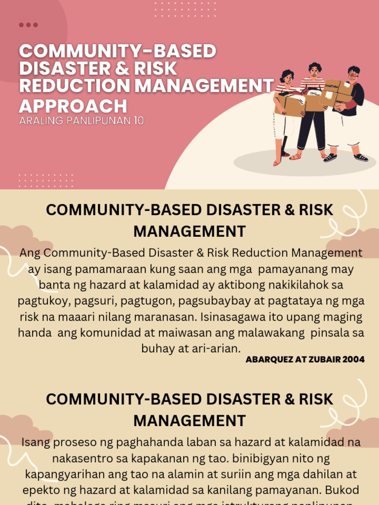 CBDRM Approach | PDF