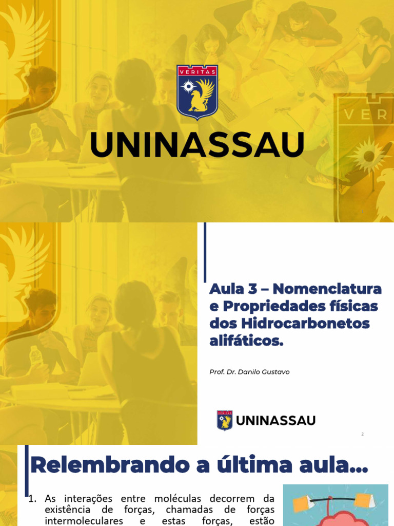 Aula 3 Propriedades E Nomenclatura Dos Alcanos E Alcenos Pdf