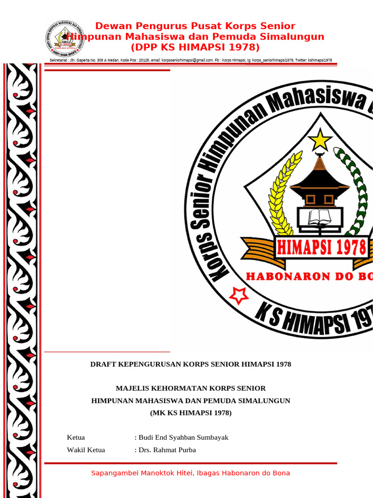 Susunan Pengurus DPP | PDF
