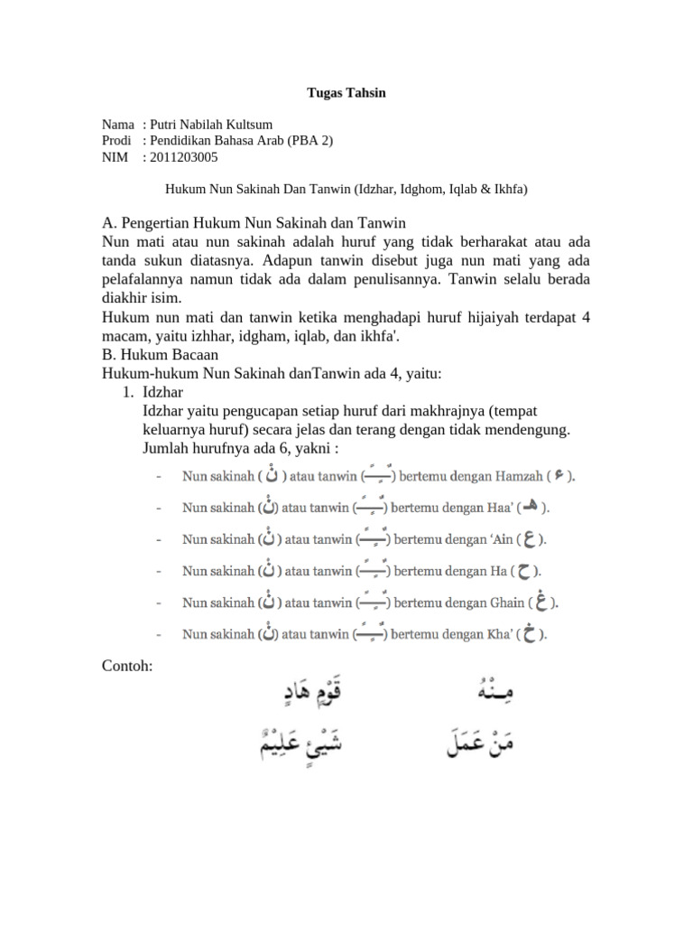 Materi Tahsin | PDF