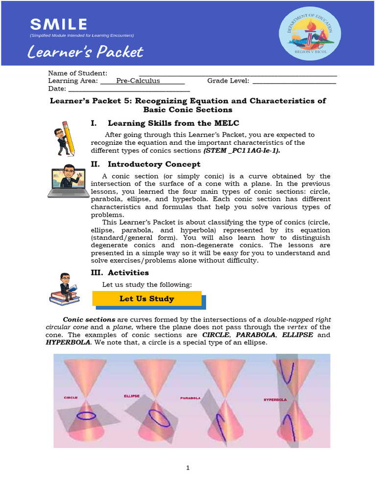 Pre Cal Learner S Packet Q1 Week 5 | PDF