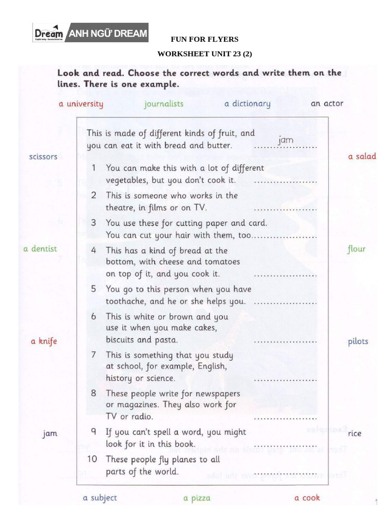 Fun For Flyers | PDF