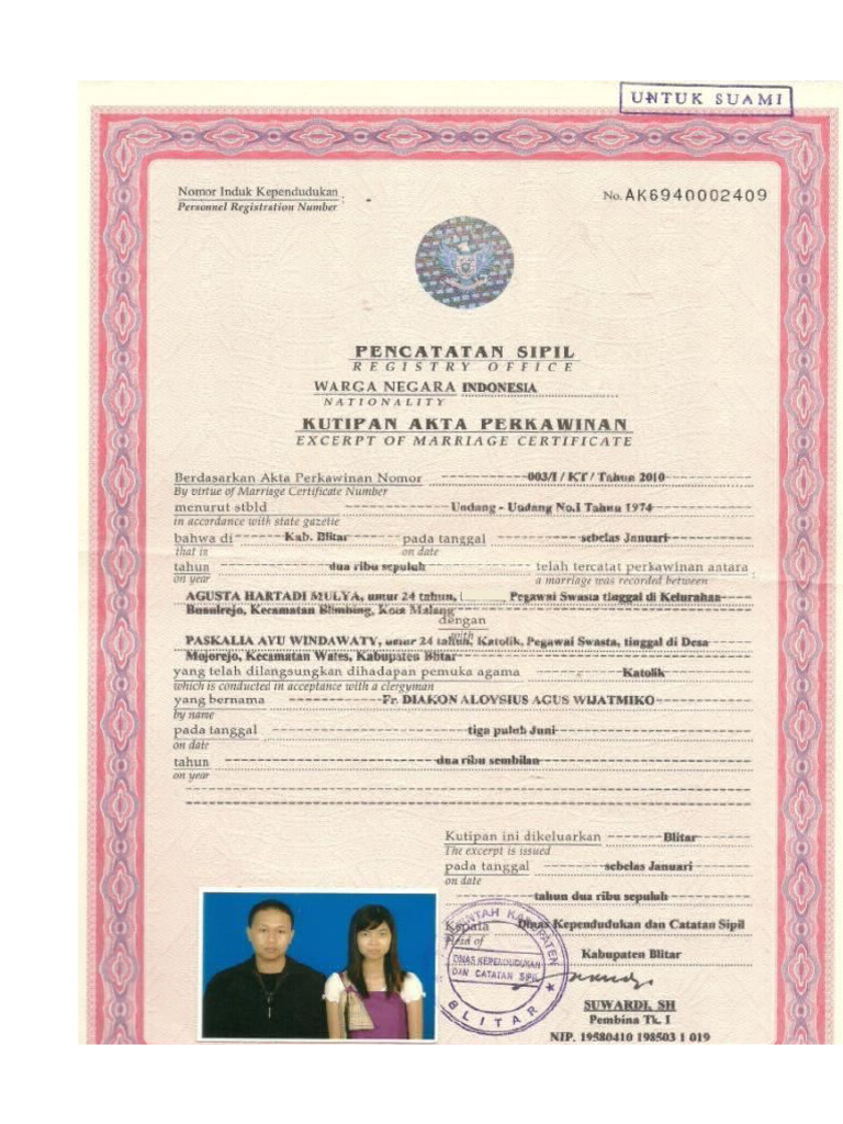 contoh64-akta-nikah | PDF