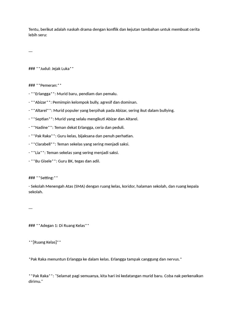 Naskah P5 Hari Rabu. Yang Baru | PDF