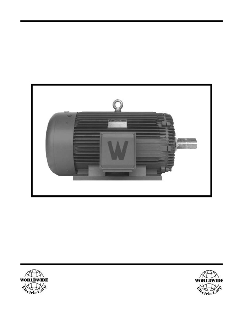 Three-Phase Motor Installation Guide | PDF | Bearing (Mechanical ...