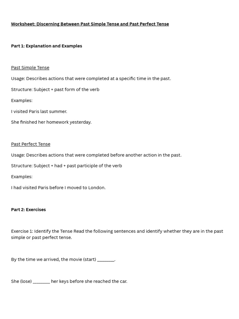 Worksheet Disce | PDF