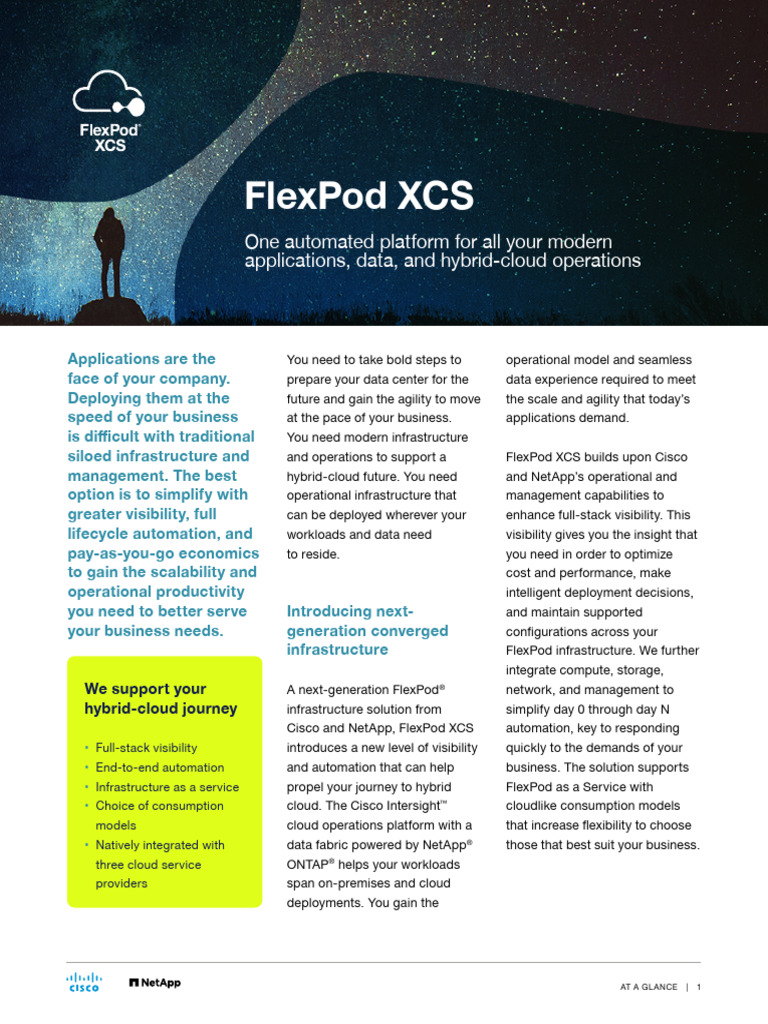 Flexpod Xcs | PDF