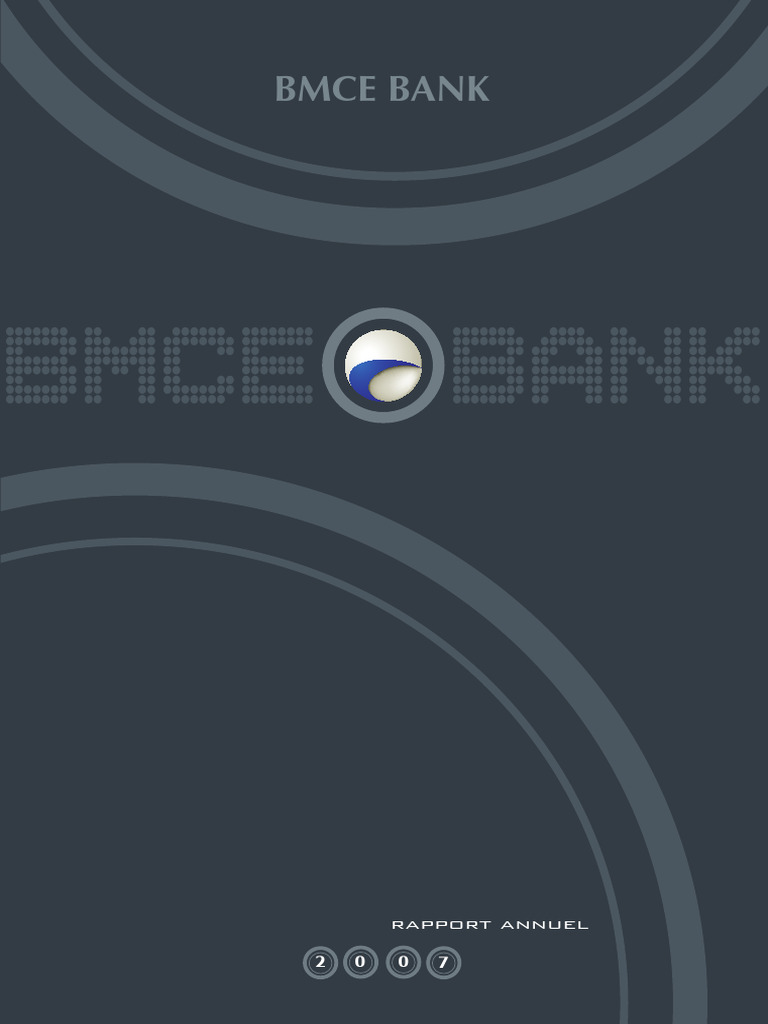 Rapport Annuel BMCE Bank 2007 | PDF