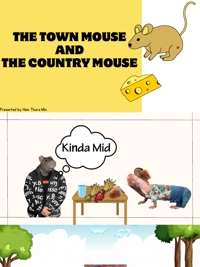 The country mouse and town mouse | PDF