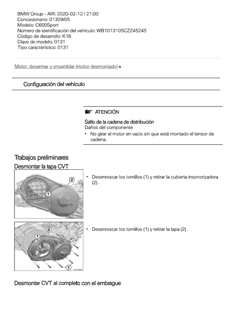 Manual 605C BMW | PDF